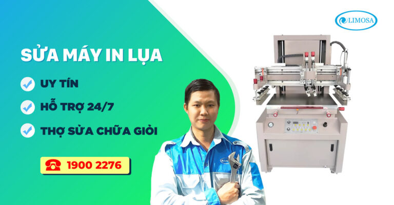 Sửa máy in lụa - Thợ kỹ, giá rẻ, uy tín | Trung tâm Limosa
