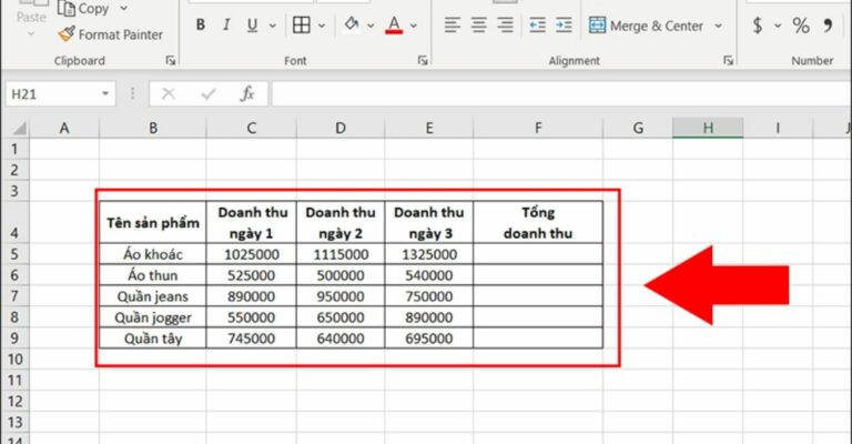 Cách đặt công thức mặc định cho một cột trong Excel đơn giản