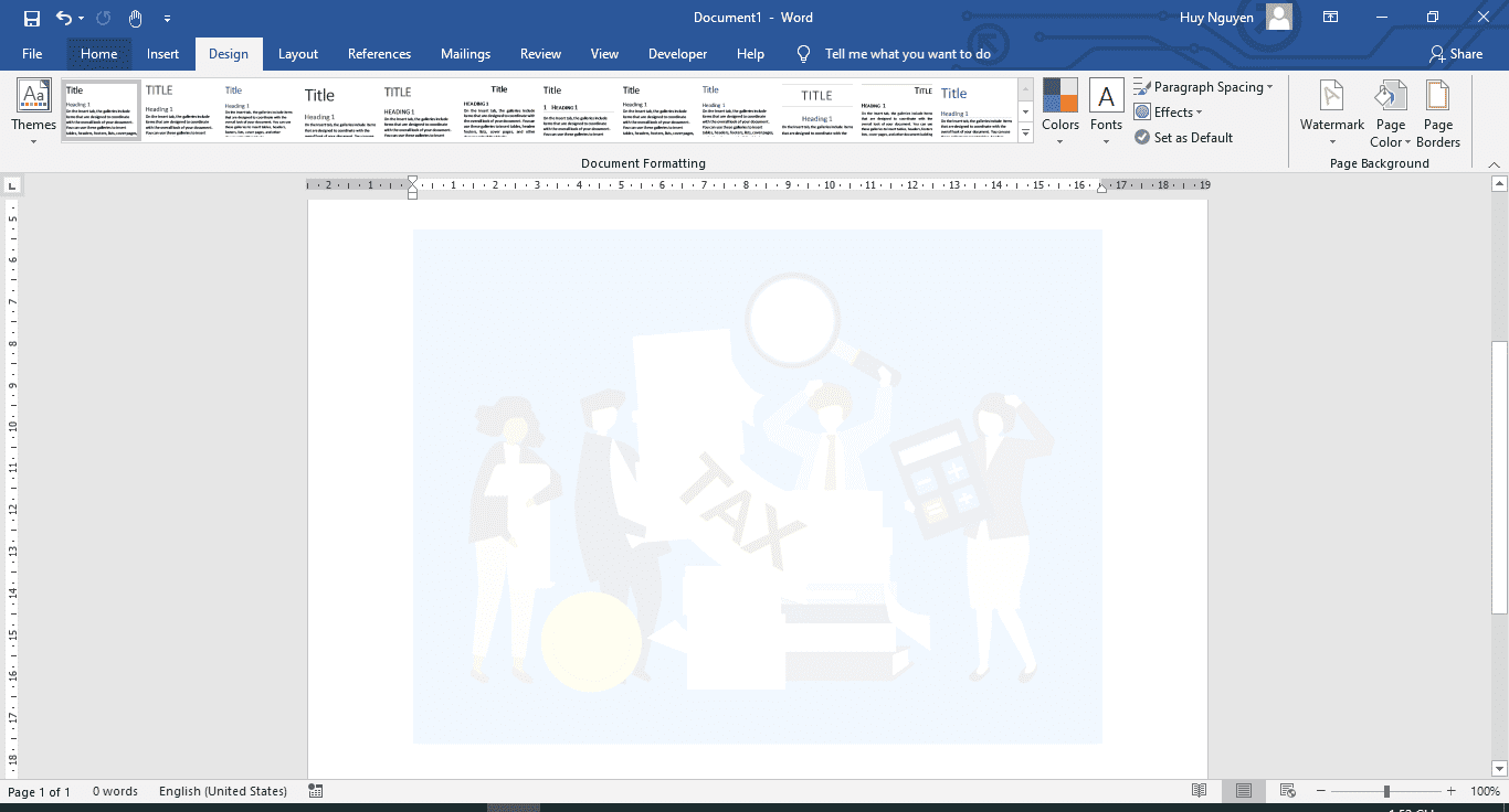Cách tạo Background trong Word dễ dàng và hiệu quả
