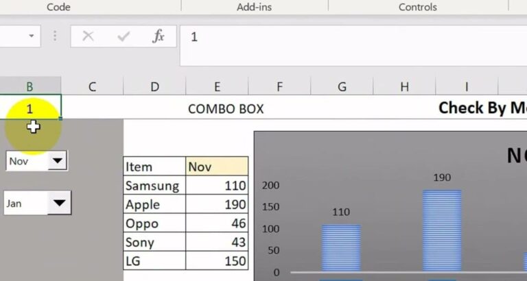 Hướng dẫn cách tạo và sử dụng Form Controls trong Excel