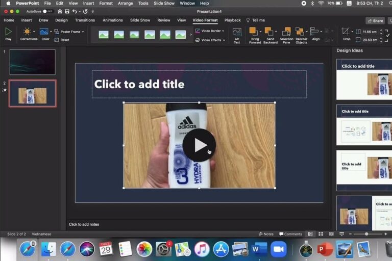 Cách sử dụng PowerPoint trên Macbook Air dễ dàng
