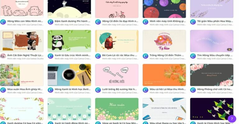 Cách thiết kế màn hình desktop đẹp bằng Canva chi tiết