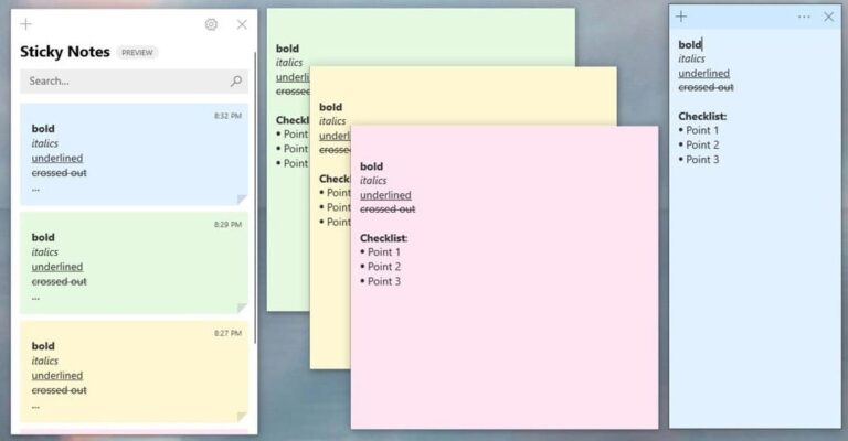 Hướng dẫn sử dụng ghi chú nhanh bằng Sticky Notes trên PC