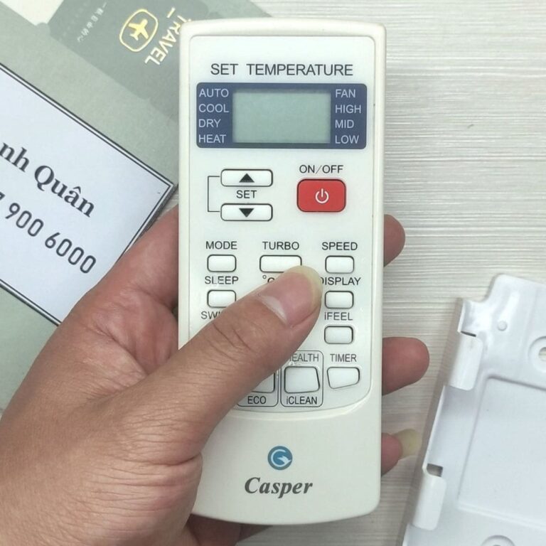Hướng dẫn sử dụng remote máy lạnh Casper chi tiết