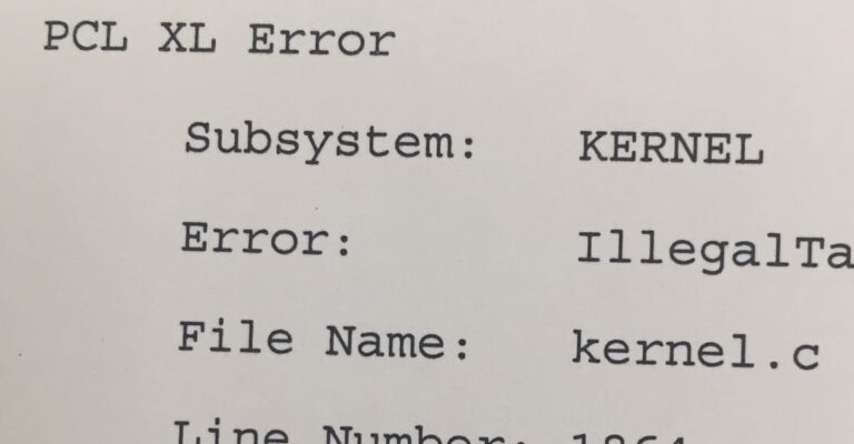 Hướng dẫn sửa lỗi máy in HP báo lỗi pcl xl error dễ dàng