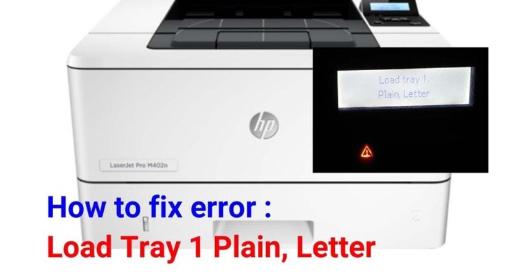 Tìm hiểu lỗi load tray 1 máy in HP và các cách khắc phục